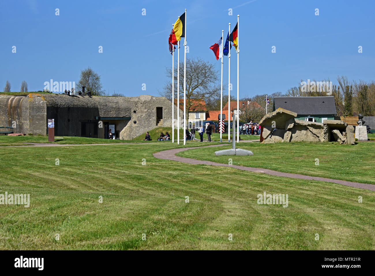D-Day, German Merville Battery, WW II, Calvados, Normandy, France ...