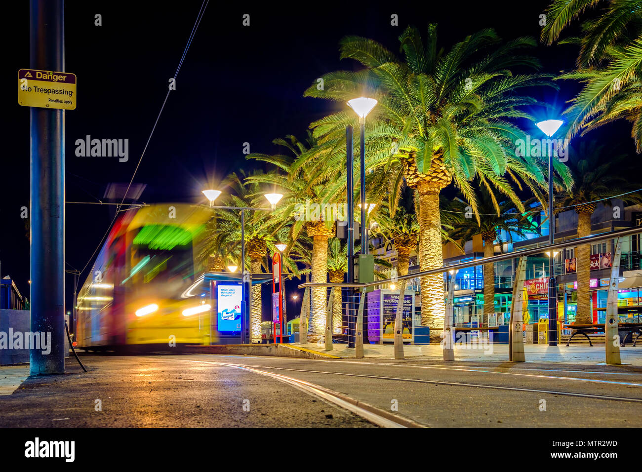 Adelaide tram glenelg hi-res stock photography and images - Alamy