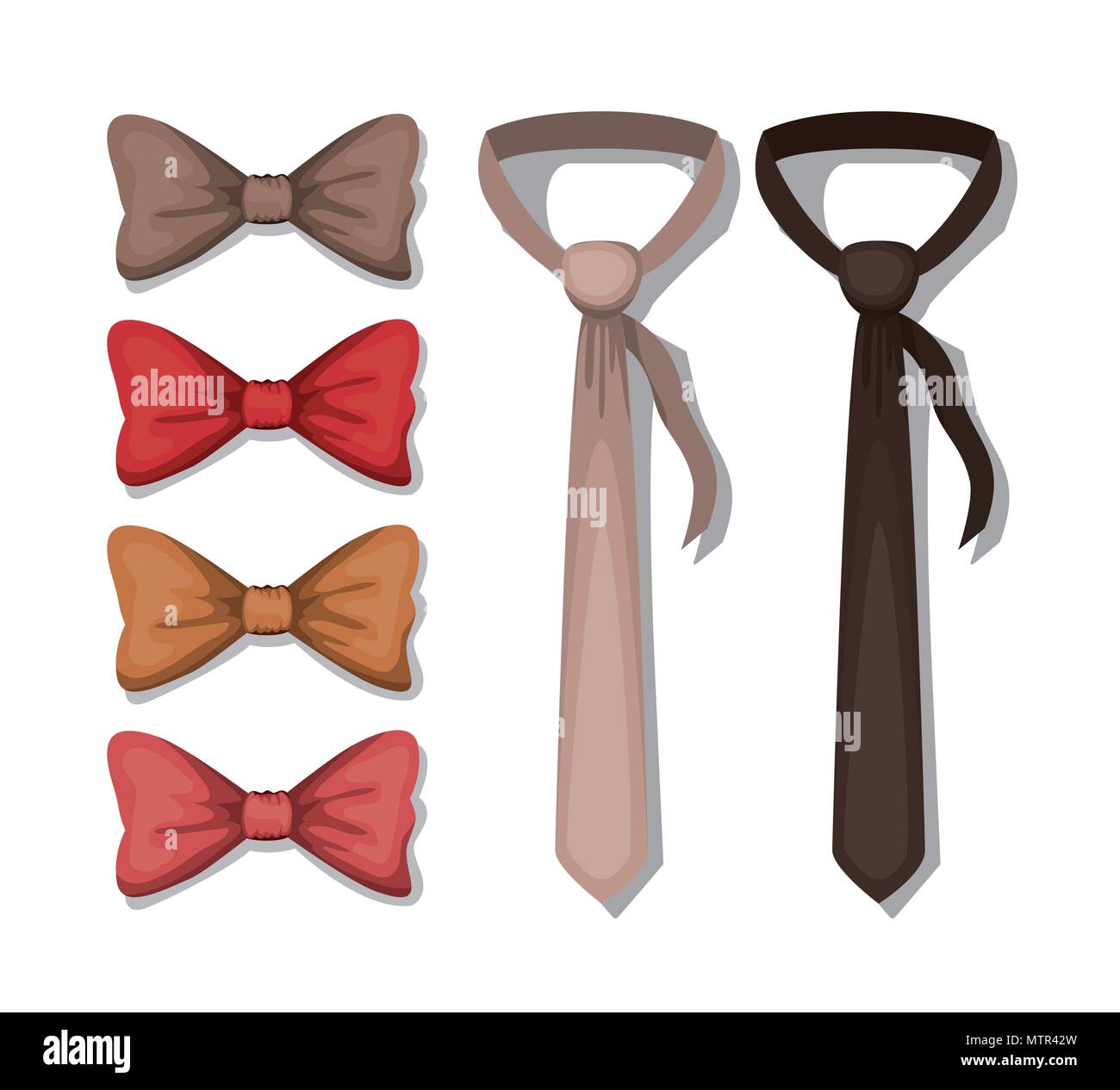 Neck wear Stock Vector Images - Alamy