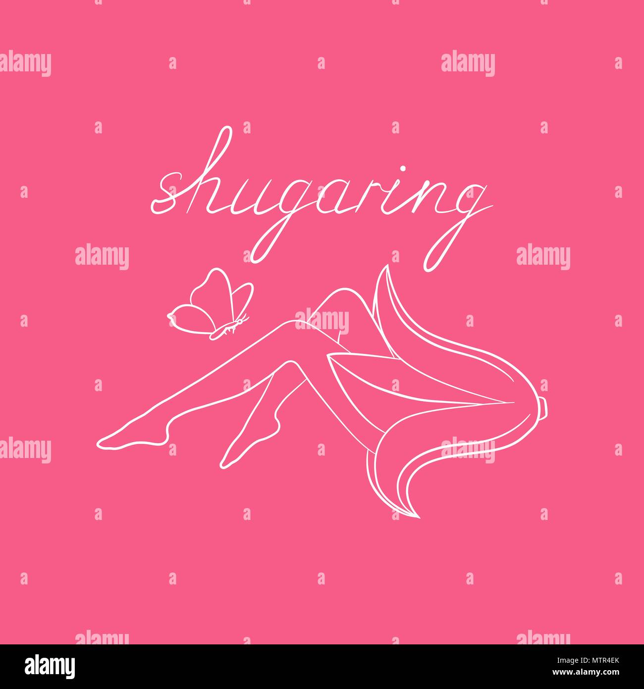 Hand drawn female legs Stock Vector Images - Alamy