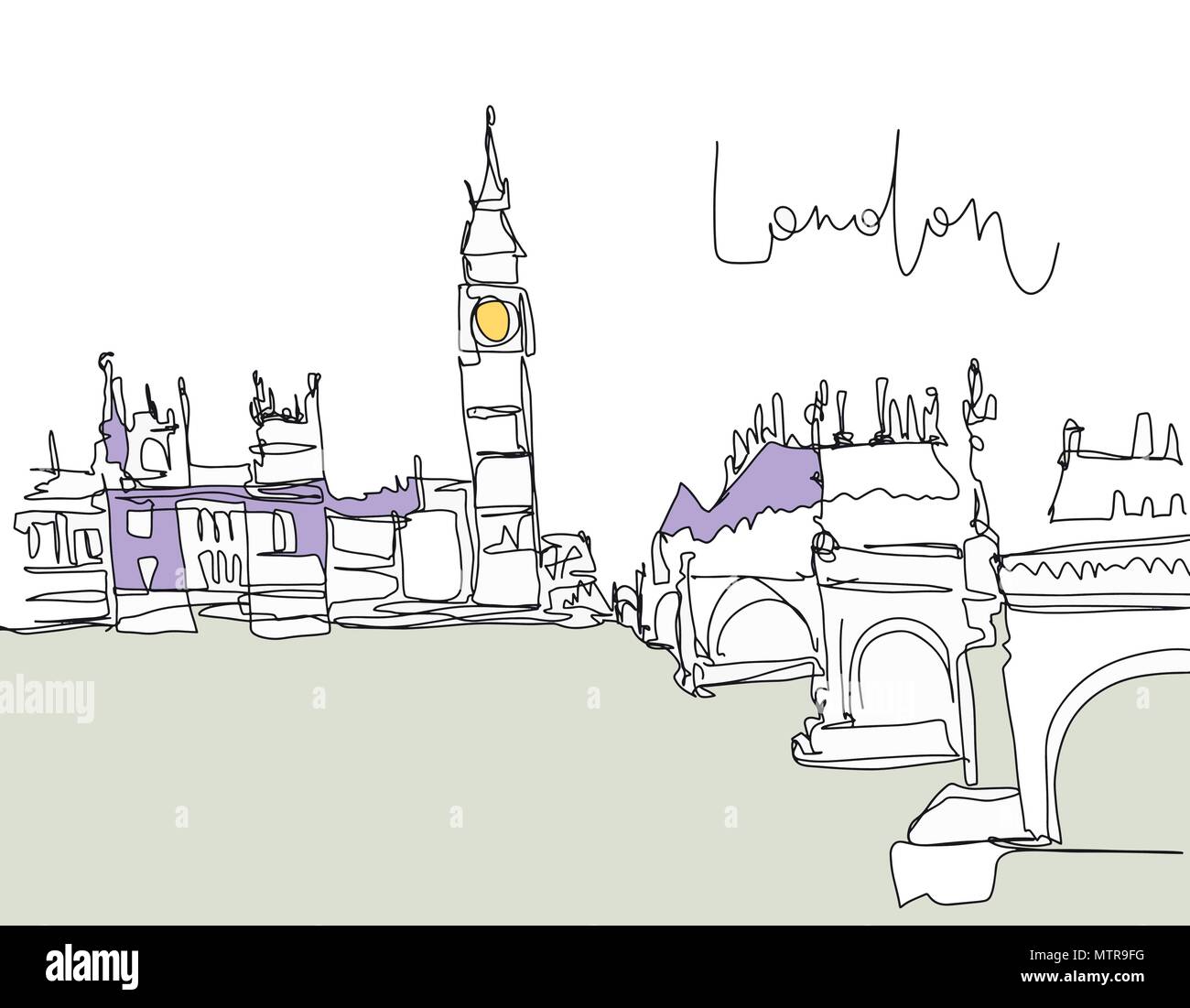 Bridge on Stock Vector Images - Alamy