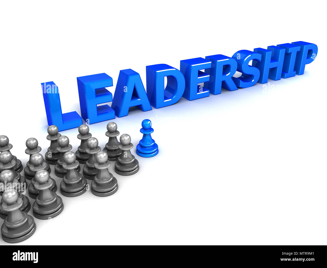 Teamwork and leadership concept Stock Photo - Alamy