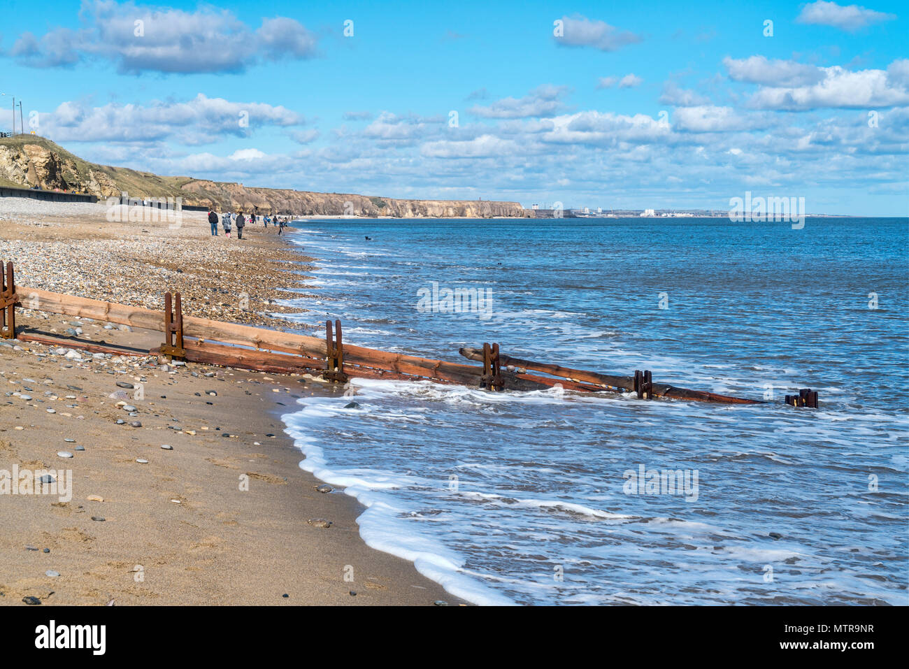 Seaham beach promenade hi-res stock photography and images - Alamy