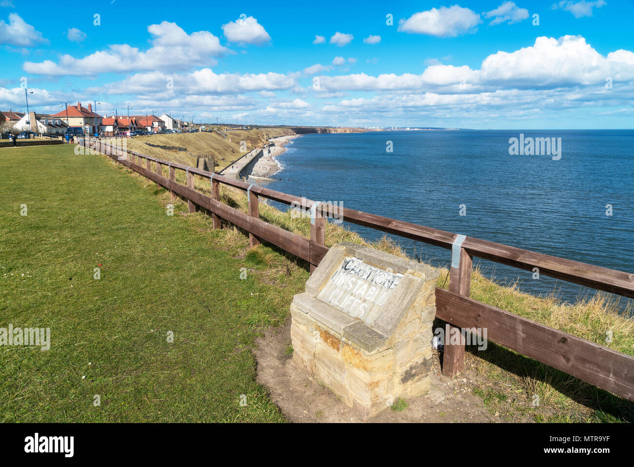 Seaham beach, promenade, Cleveland, County Durham, England, UK Stock ...