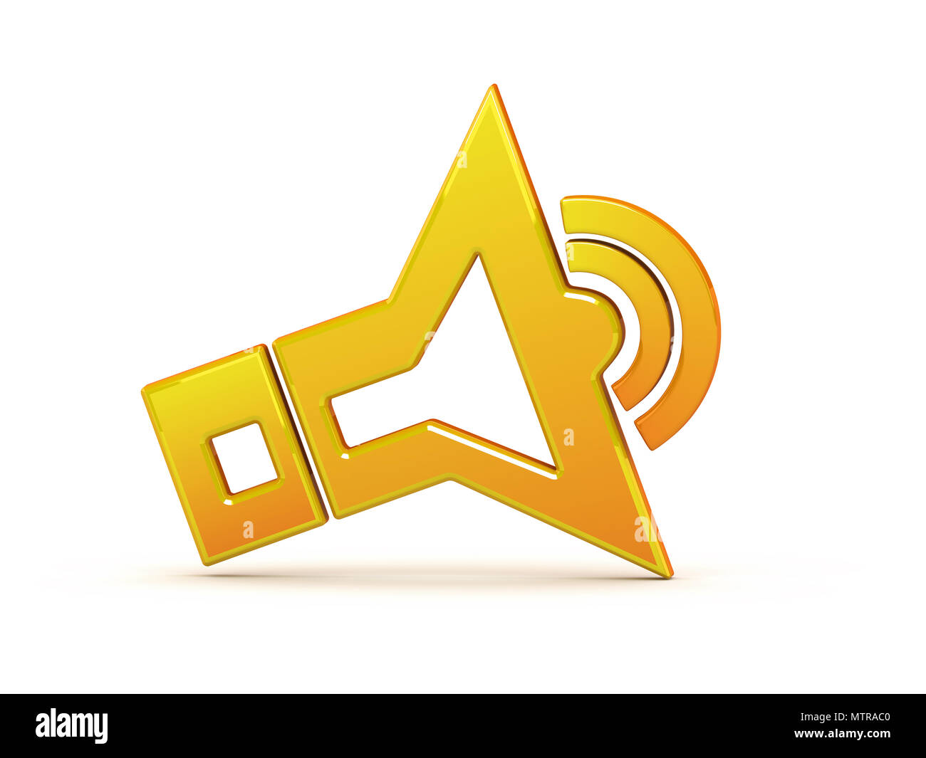 Icon of volume level Stock Photo - Alamy