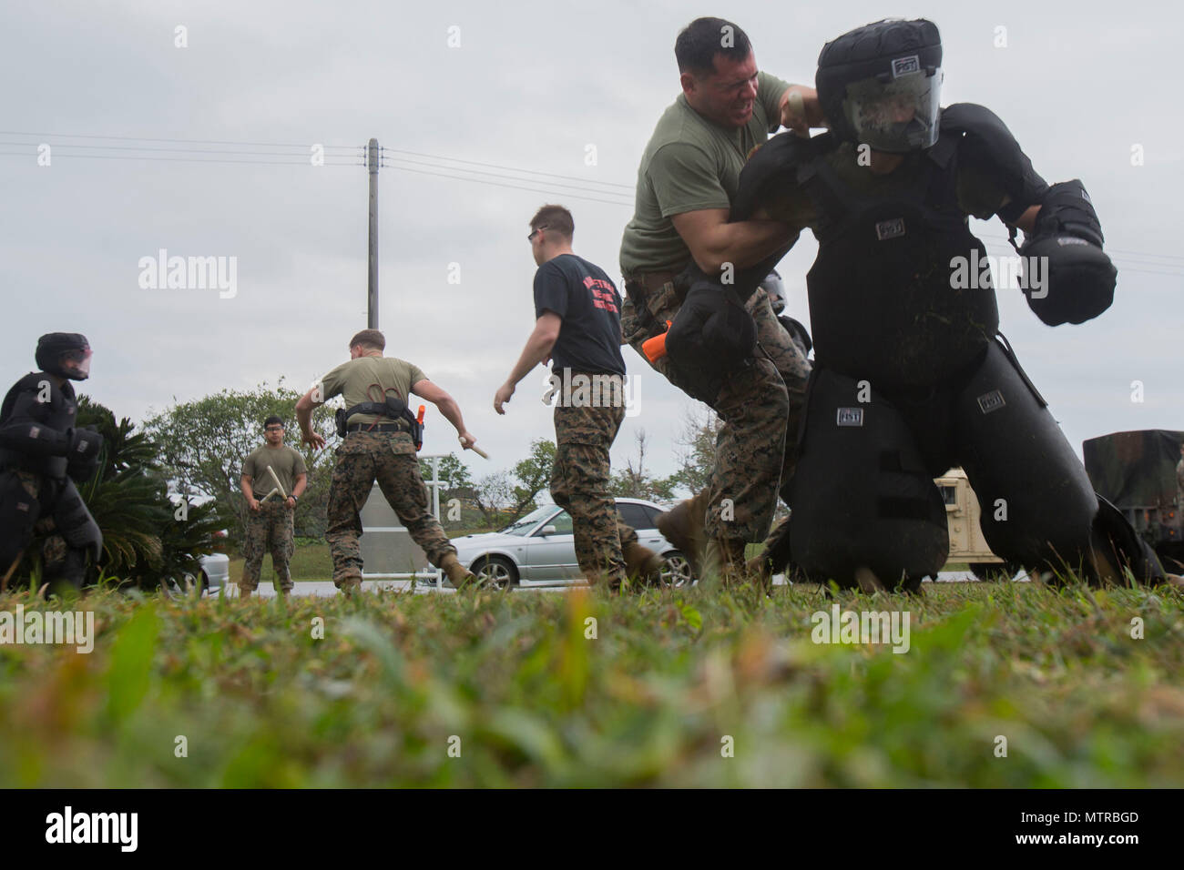 U.S. Marine Corps Cpl. Maximilliano Belcaro, with K9 Section ...