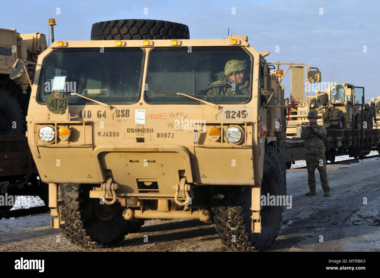 Soldiers assigned to 64th Brigade Support Battalion, 3rd Armored ...