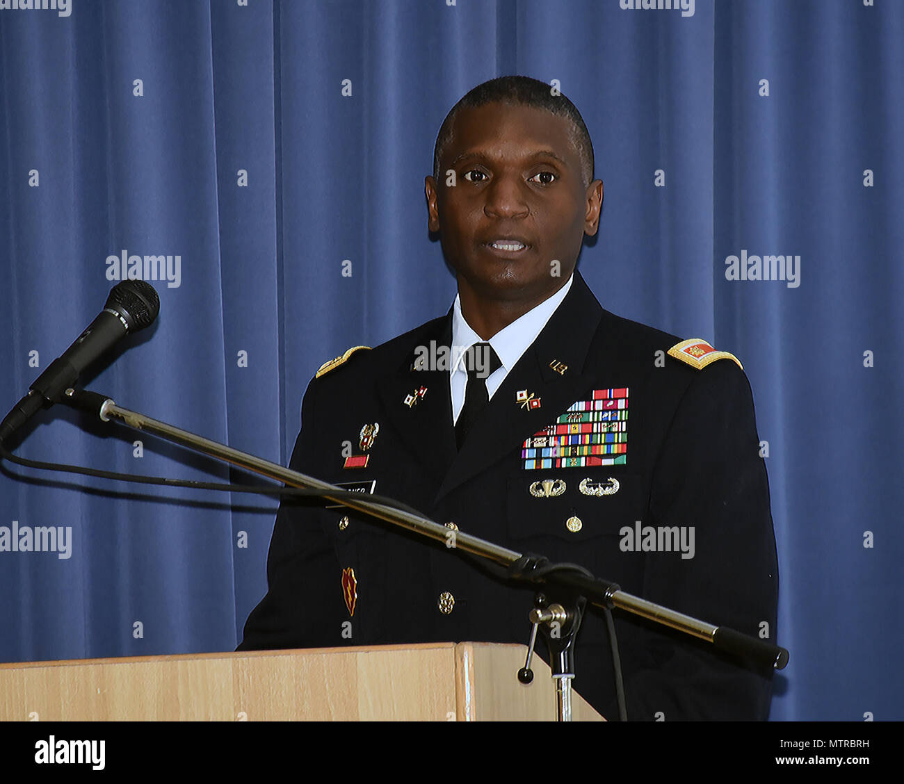 U.S. Army Maj. (P) Joseph Gardner, regional affairs officer with the ...