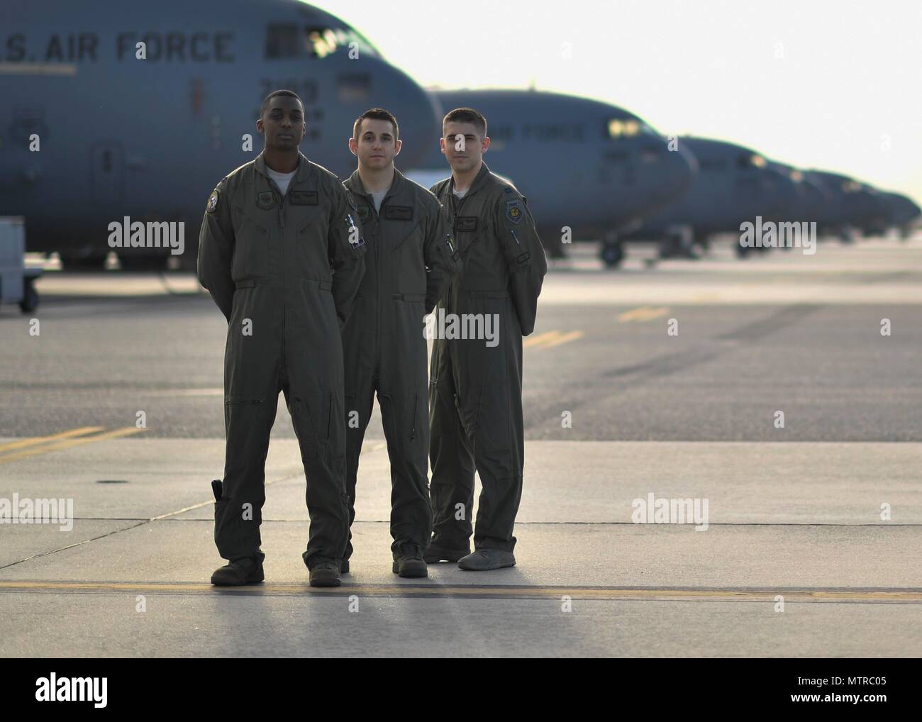 Capt. James Hall, 14th Airlift Squadron (AS) tactics flight commander ...
