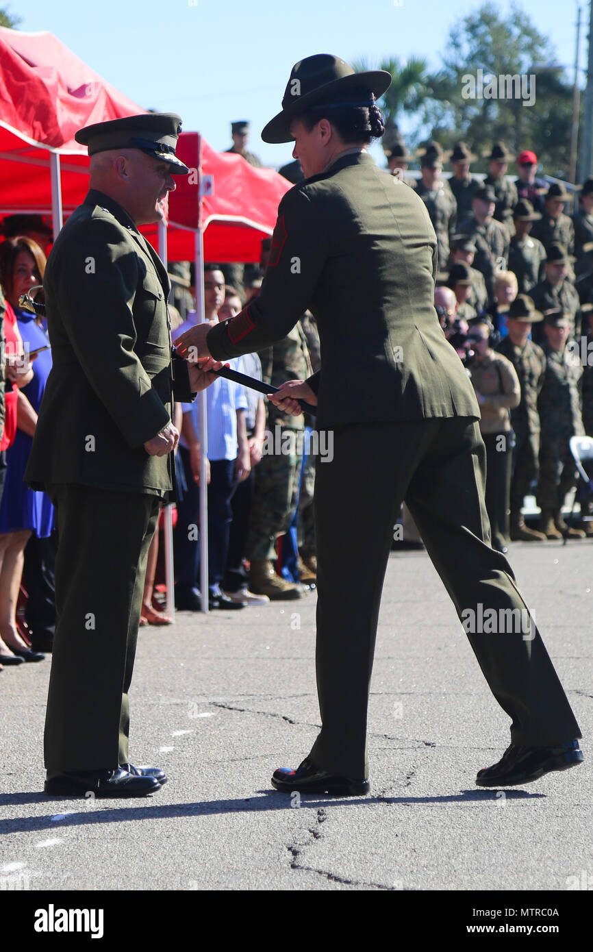 U.S. Marine Corps Brig. Gen. Austin E. Renforth, the Commanding General ...