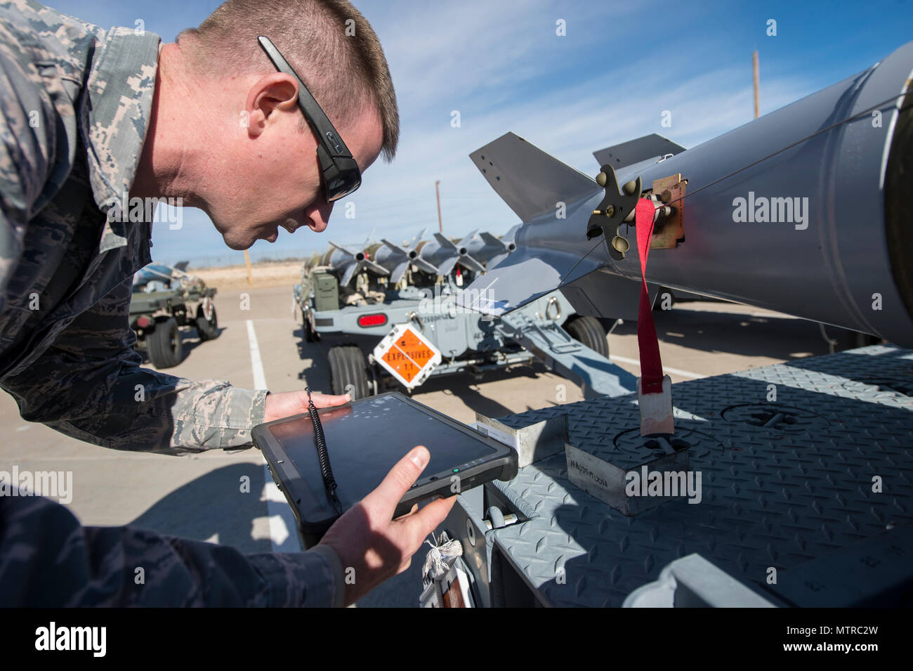 Staff Sgt. Joshua Tobin, a 49th Maintenance Squadron Munitions storage ...