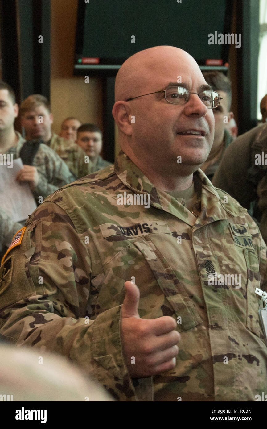 Command Sgt. Maj. William Davis, 581st Troop Command’s command sergeant ...