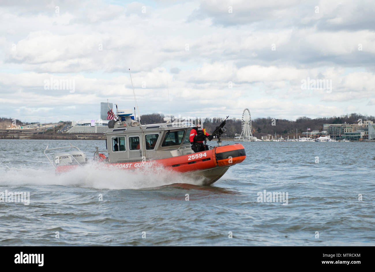A Coast Guard Maritime Security Response Team patrols the National ...