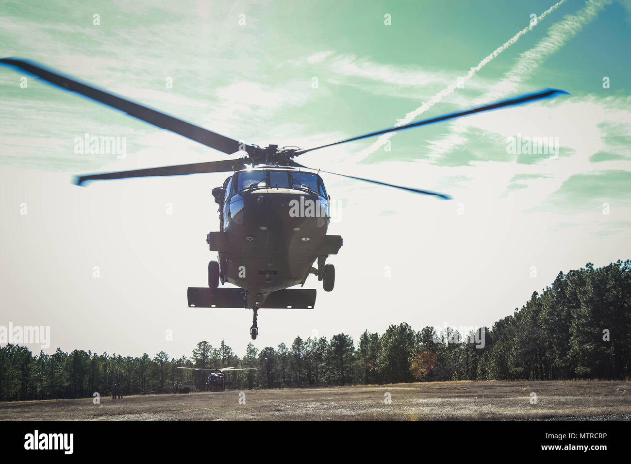 A UH-60 Black Hawk helicopter assigned to 2nd Assault Helicopter ...