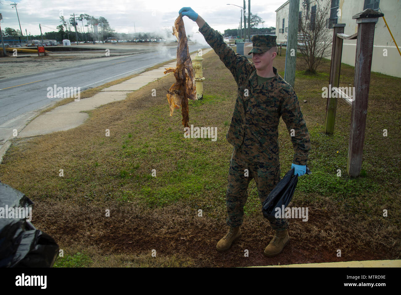 U.S. Marine Corps Lance Cpl. Bryant Hudson, ground electronic ...