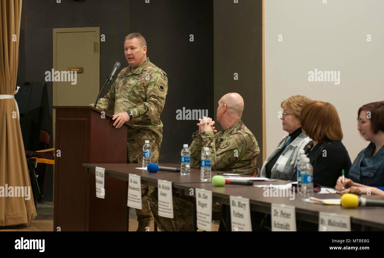 I Corps Deputy Commanding General, Maj. Gen. Mark Stammer, addresses ...