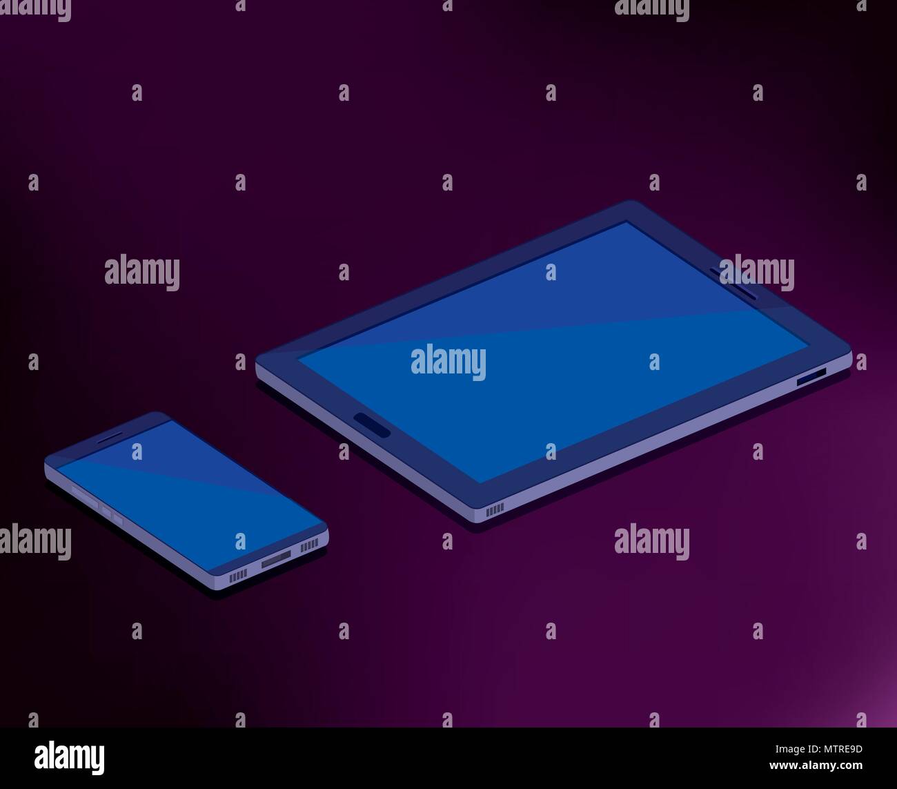 isometric tablet digital technology Stock Vector Image & Art - Alamy