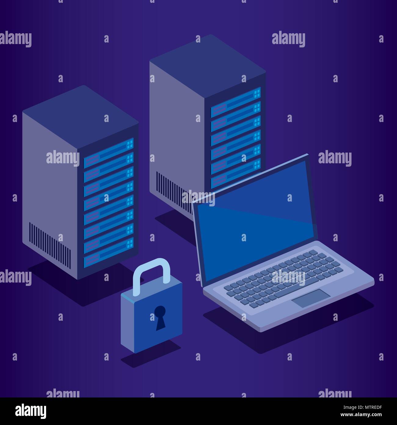 cyber security isometrics icons Stock Vector Image & Art - Alamy