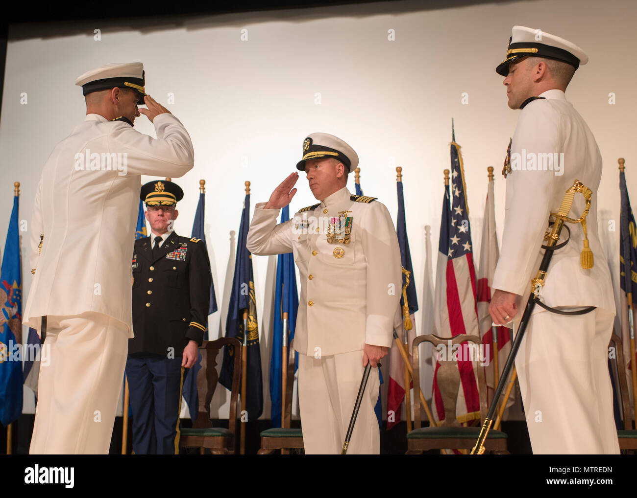 JOINT BASE PEARL HARBOR-HICKAM, Hawaii (January 20, 2017) Cmdr. Gary Montalvo relinquishes ...
