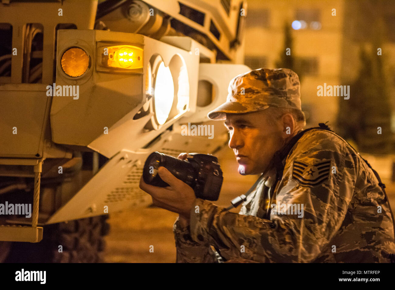 U.S. Air Force Tech. Sgt. Dan Gagnon, a photojournalist assigned to the ...