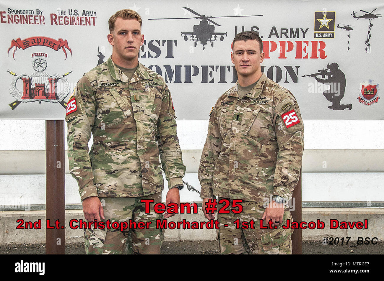 130th Engineer Brigade Team (from left to right) of 2nd Lt. Christopher ...