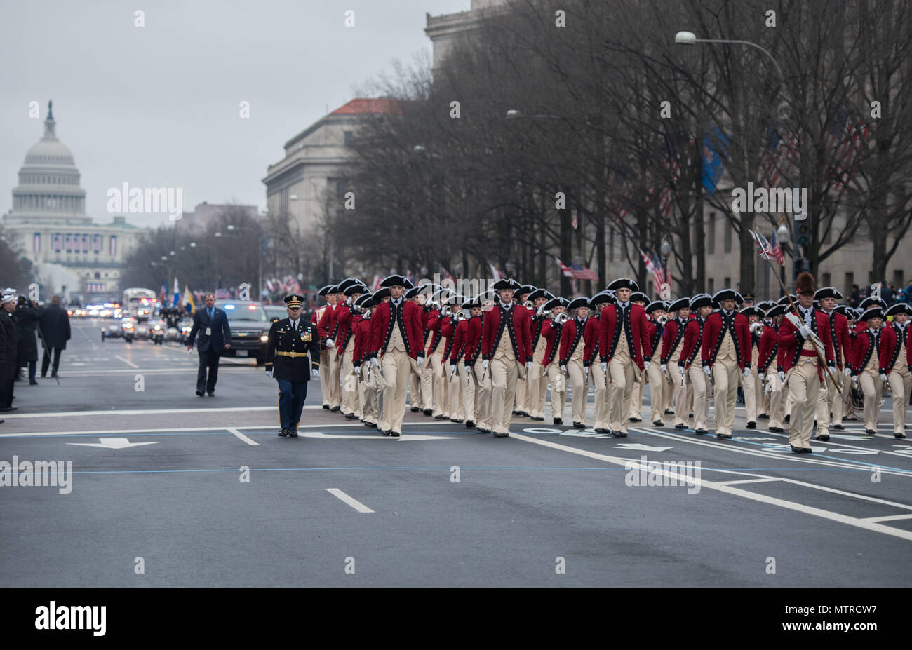 The United States Army Continental Color Guard from the 3d U.S ...