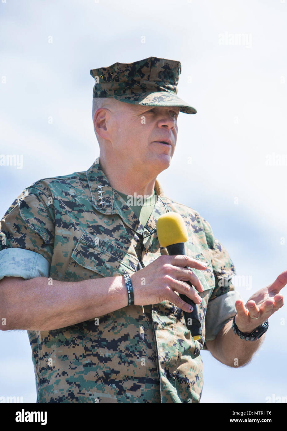 U.S. Marine Corps Commandant, General Robert B. Neller, addresses the ...