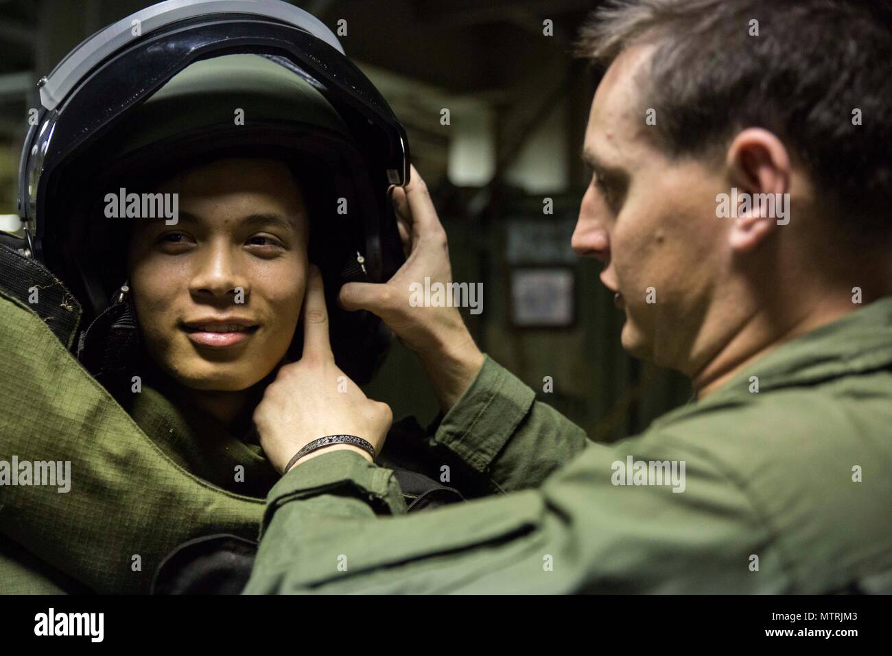 Sgt. Phuc Tran, a helicopter mechanic with Marine Medium Tiltrotor ...