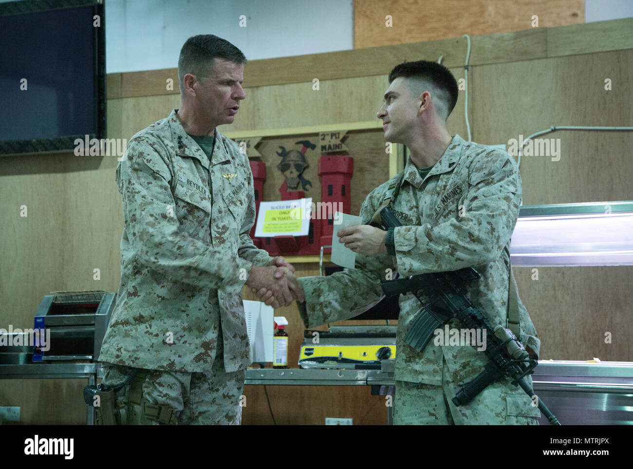 U.S. Marine Corps Lt. Gen. William D. Beydler, commander of U.S. Marine ...