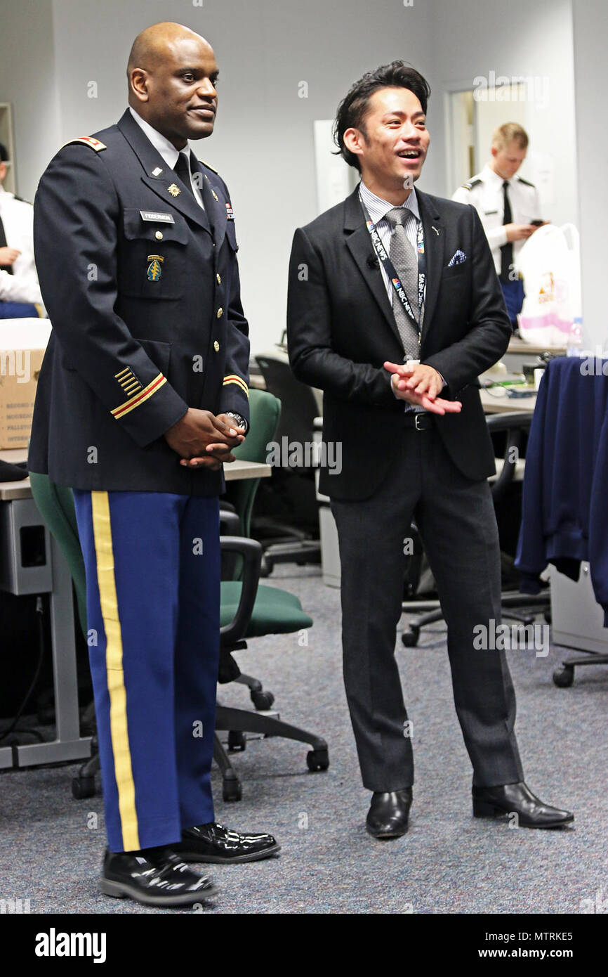 Maj. Brian Fiddermon, a parade operations officer assigned to Joint ...