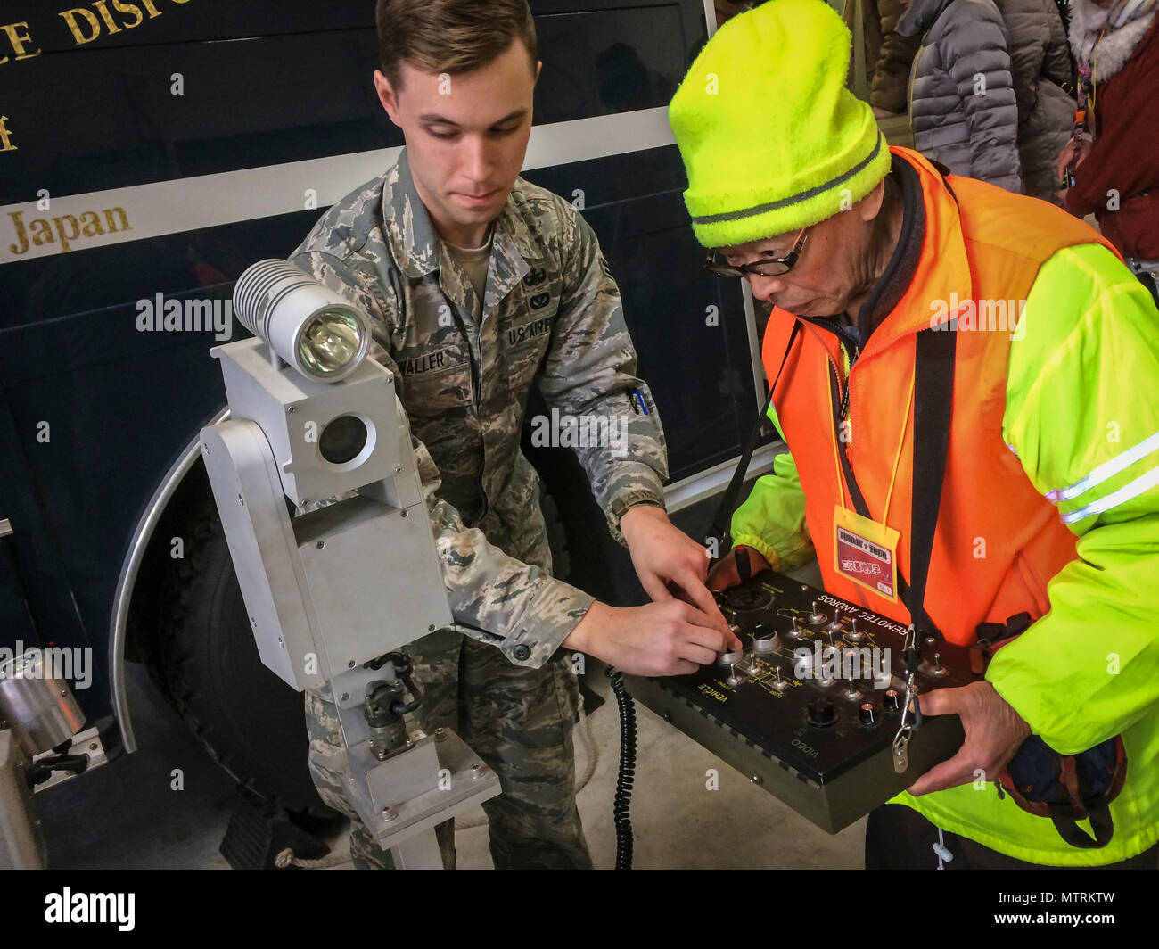 U.S. Air Force Airman 1st Class Christopher Waller, an explosive ...