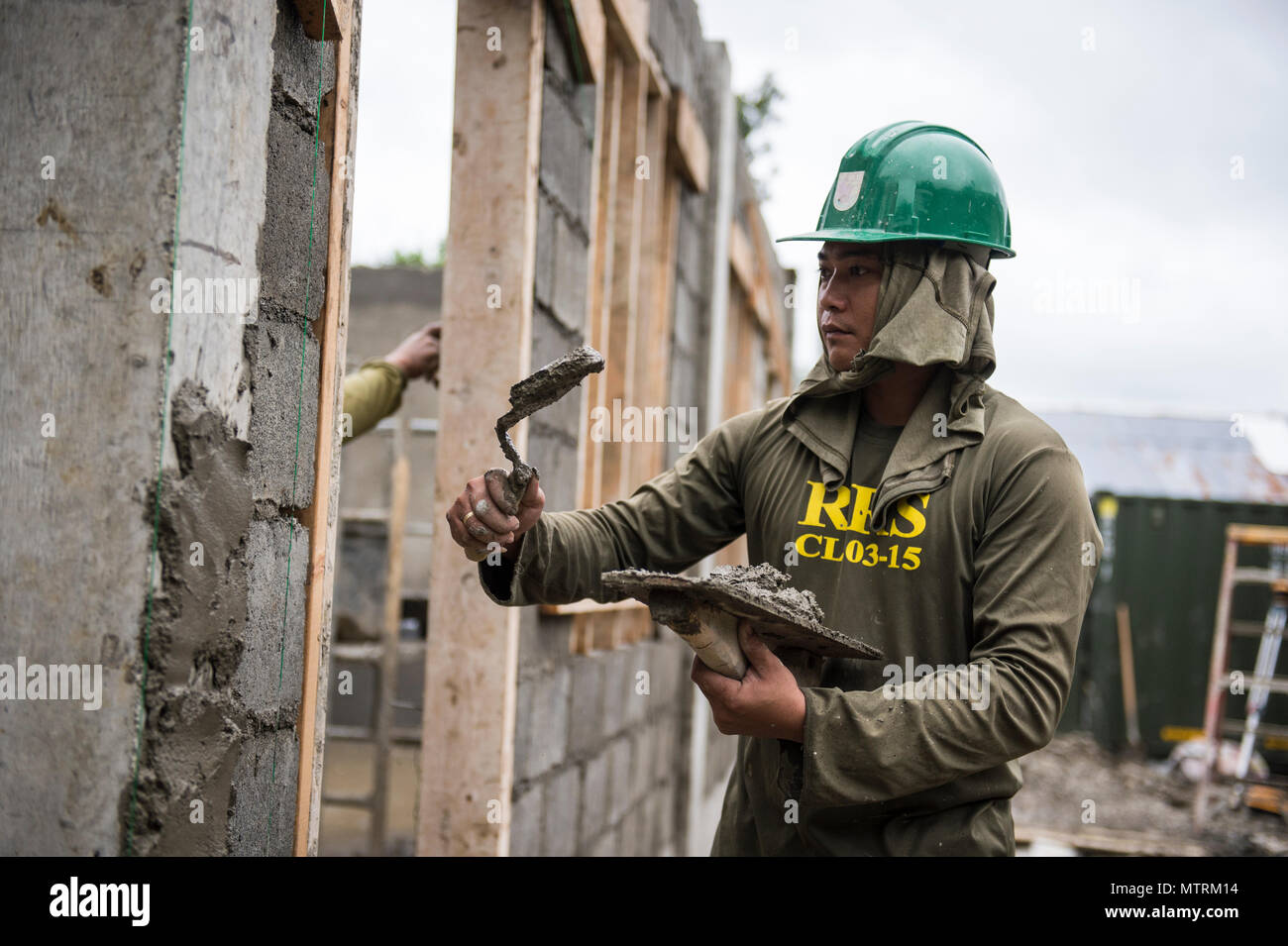 A Philippine Army soldier, assigned to Philippine Army 53rd Engineer ...