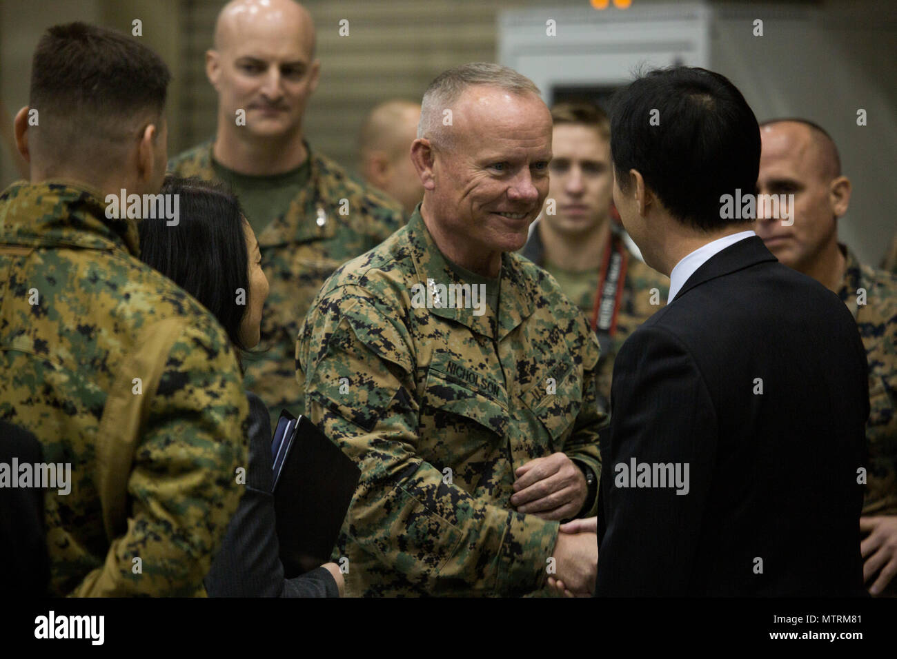 U.S. Marine Corps Lt. Gen. Lawrence D. Nicholson, commanding general of ...