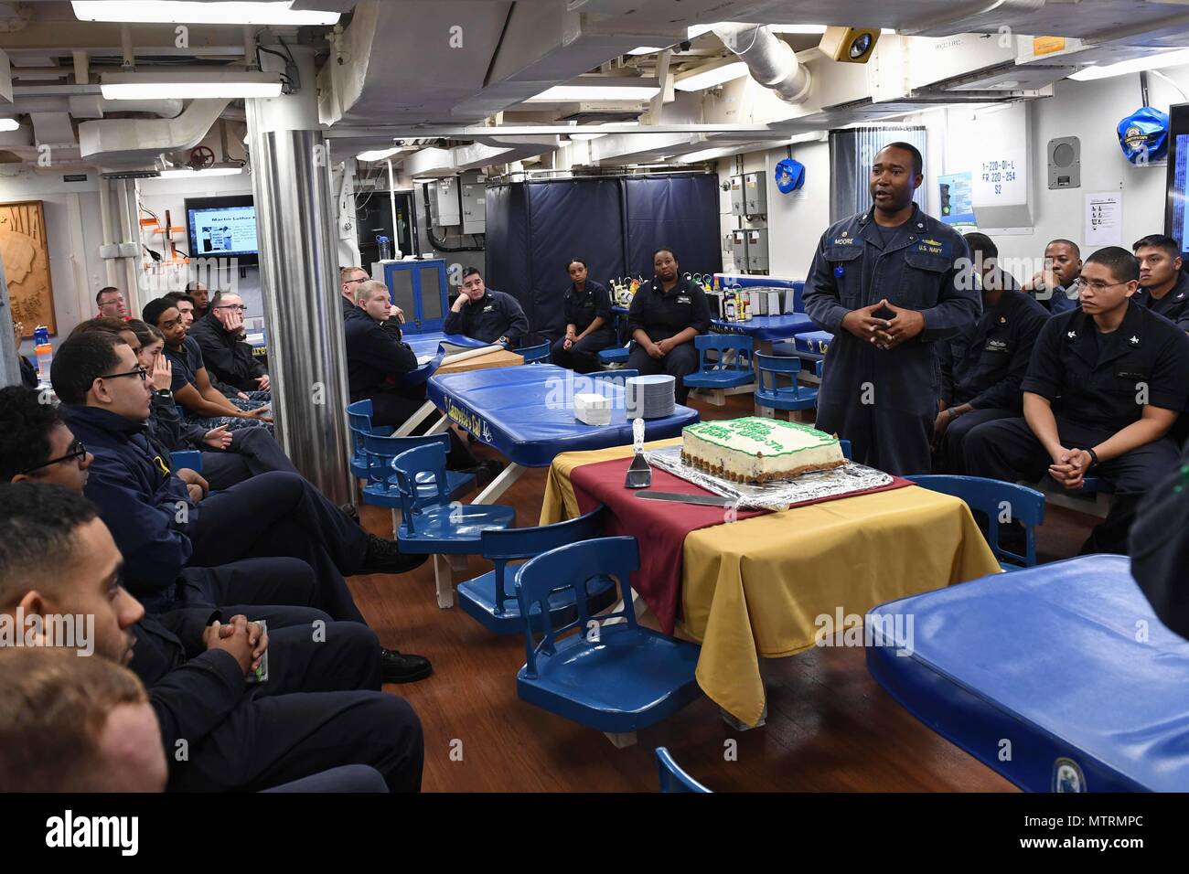 170116-N-KP948-028 MEDITERRANEAN SEA (Jan. 16, 2017) Cmdr. Timothy ...
