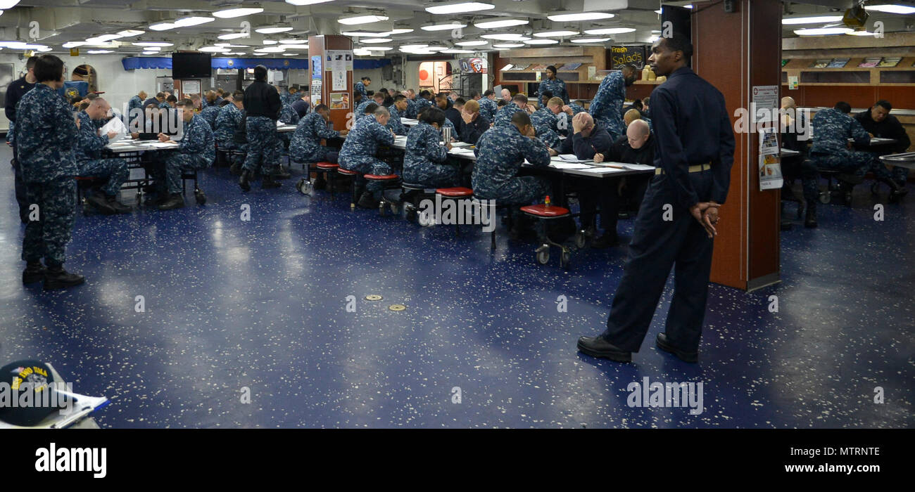 MAYPORT, Fla. (Jan. 19, 2017) – First class petty officers take the ...