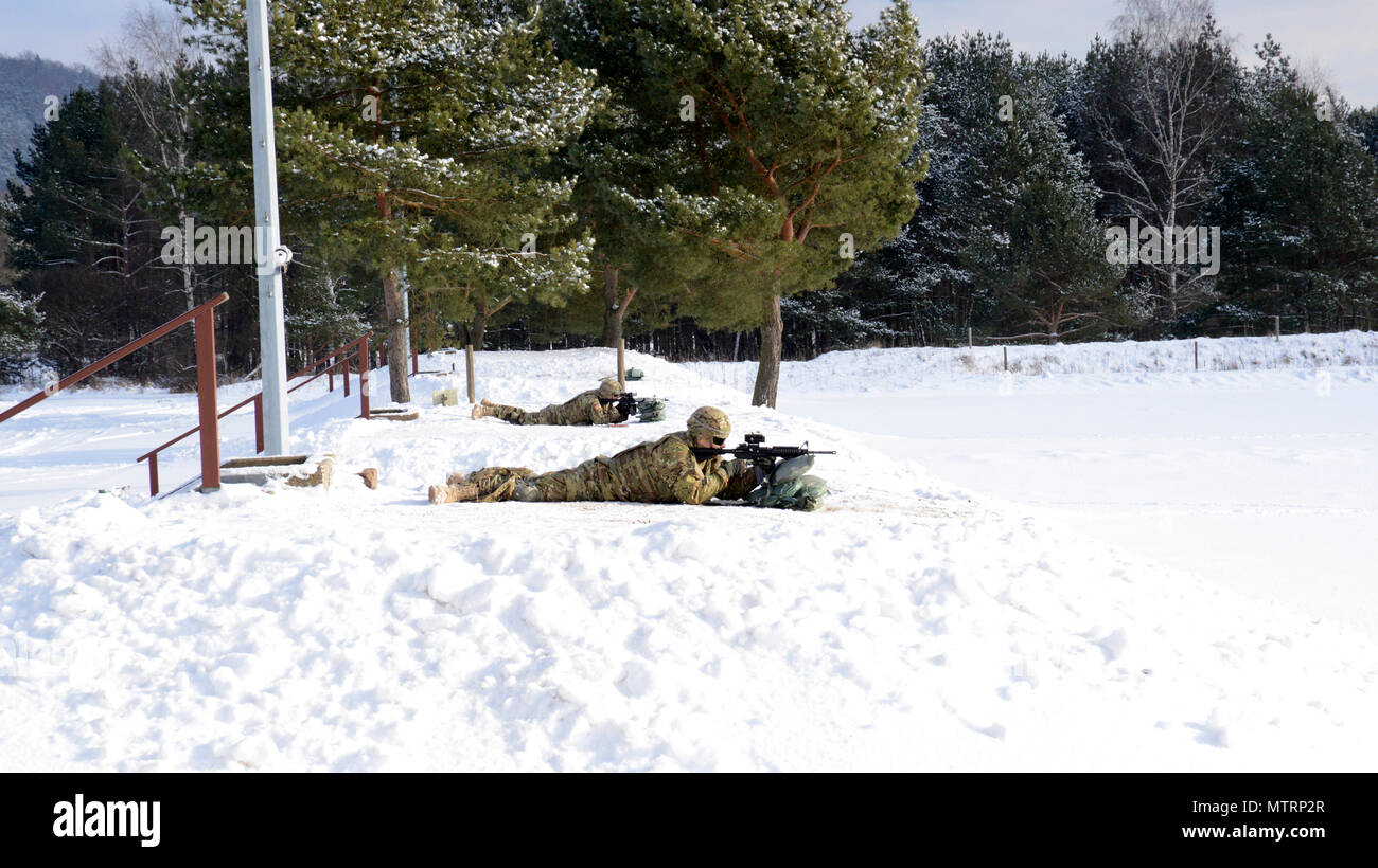 U.S. Soldiers, assigned to 18th Military Police Brigade, conduct a ...