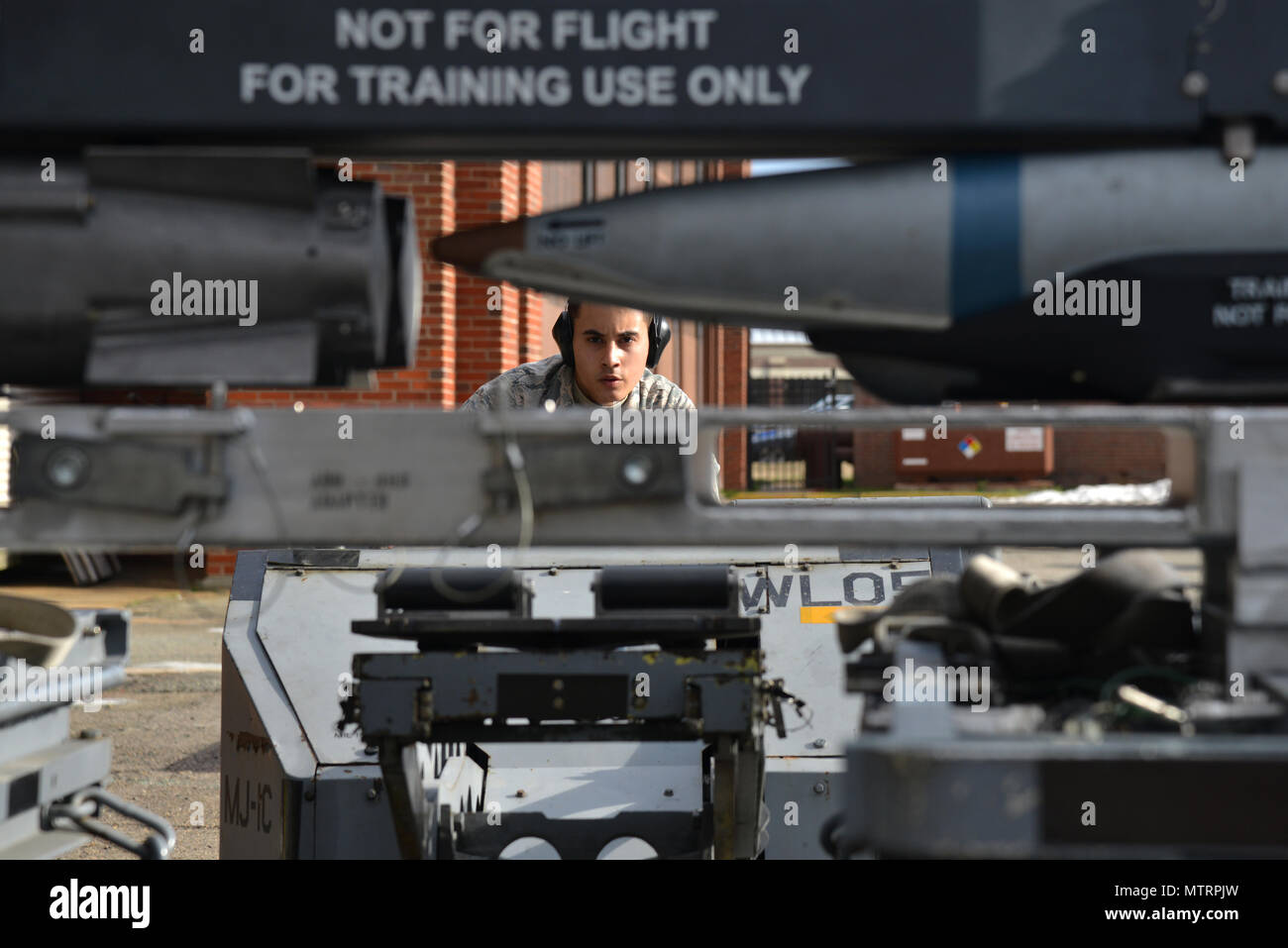 U.S. Air Force Airman 1st Class Julian Lopez, 94th Aircraft Maintenance ...