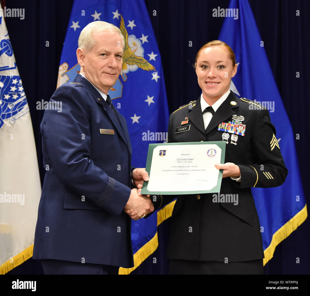 Maj. Gen. Mark H. Berry, left, the Adjutant General of the Arkansas ...