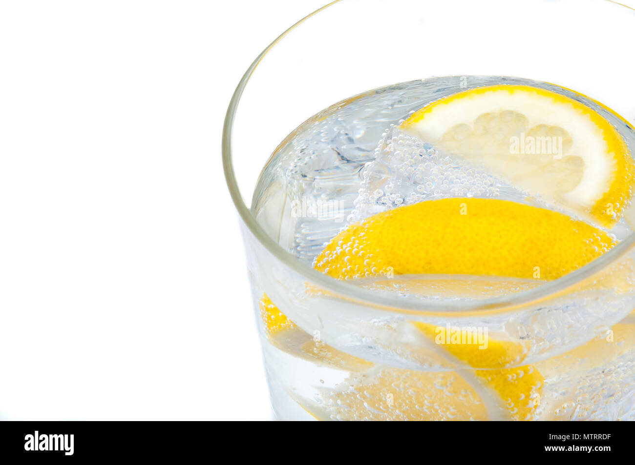 Ice Cubes In Water In A Beaker