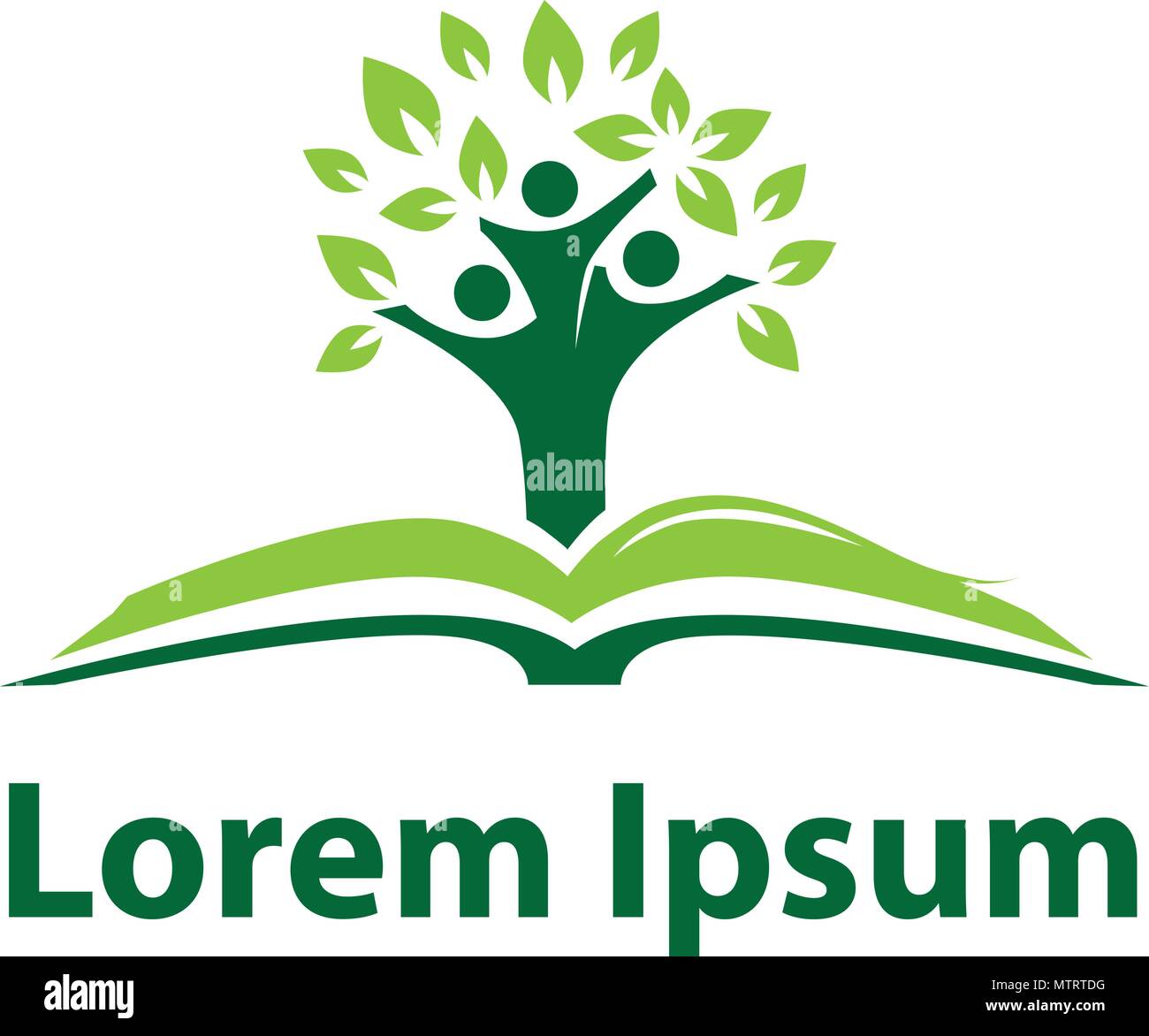 Book, Kids and Tree Stock Vector Image & Art - Alamy