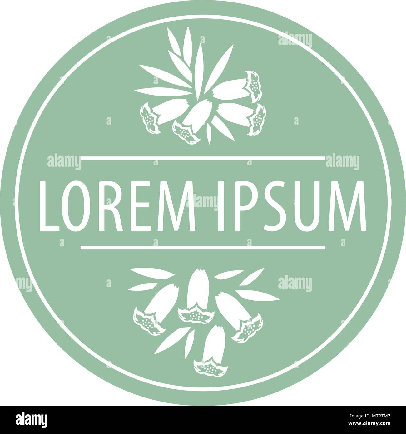 Floral Emblem High Resolution Stock Photography and Images - Alamy