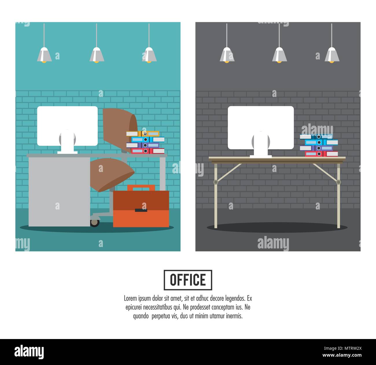 Business office elements Stock Vector Image & Art - Alamy