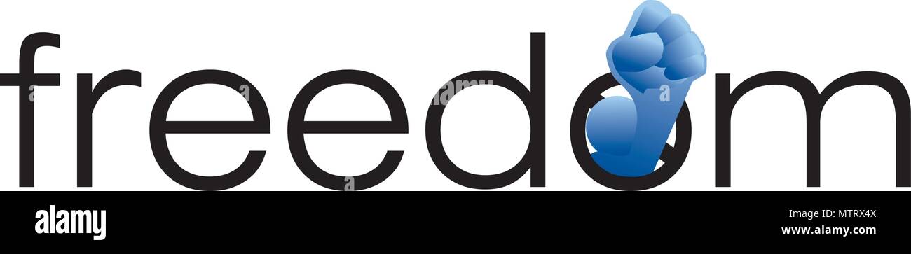 fist as freedom symbol Stock Vector Image & Art - Alamy