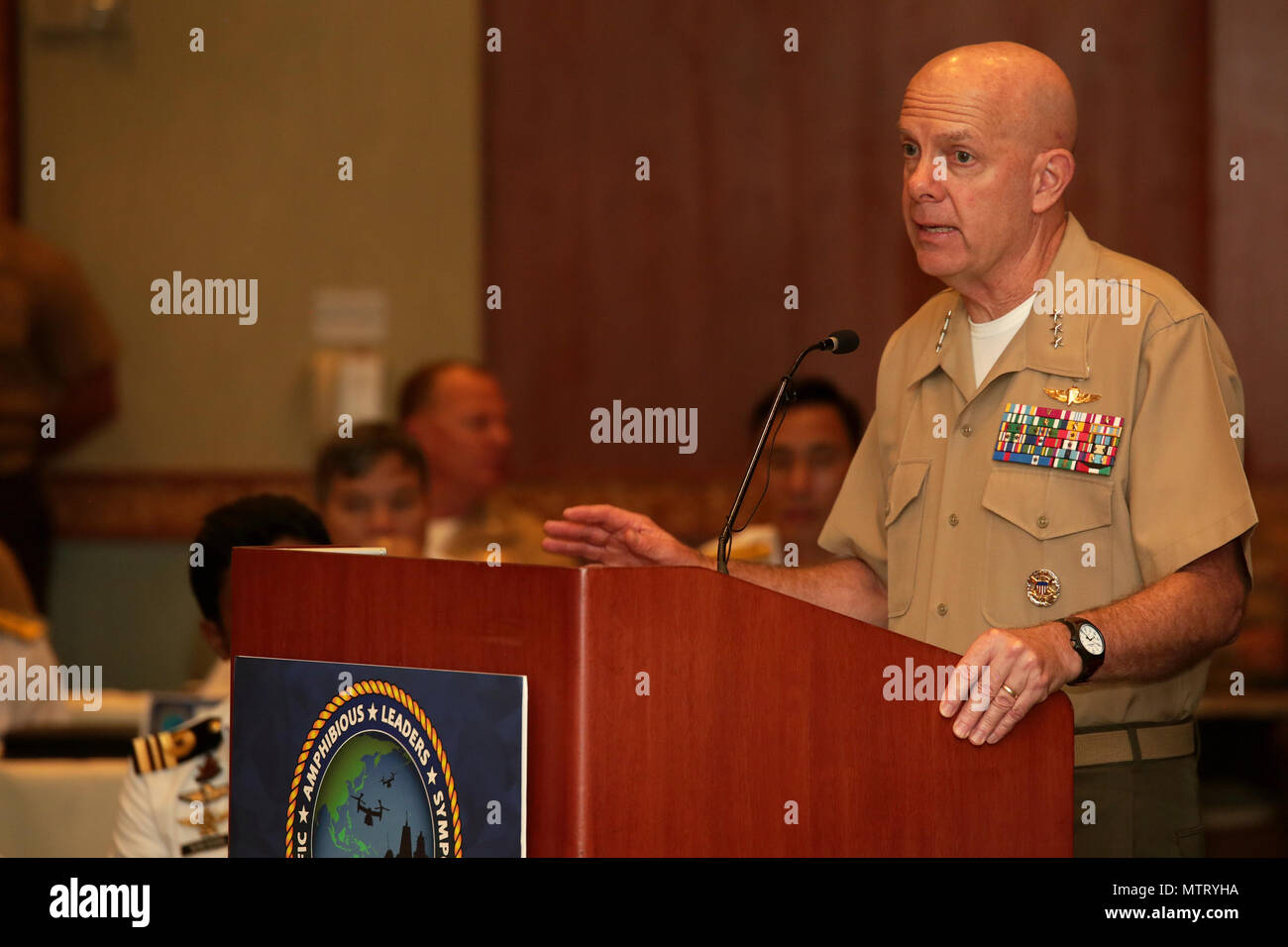 U.S. Marine Corps Lt. Gen. David H. Berger, commander, U.S. Marine ...