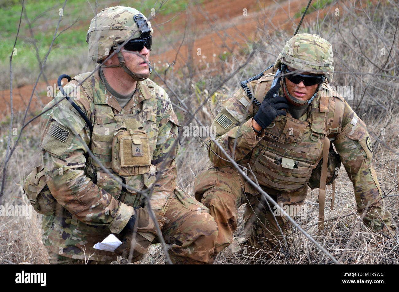 Soldiers assigned to 2nd Battalion, 27th Infantry Regiment, 3rd Brigade ...