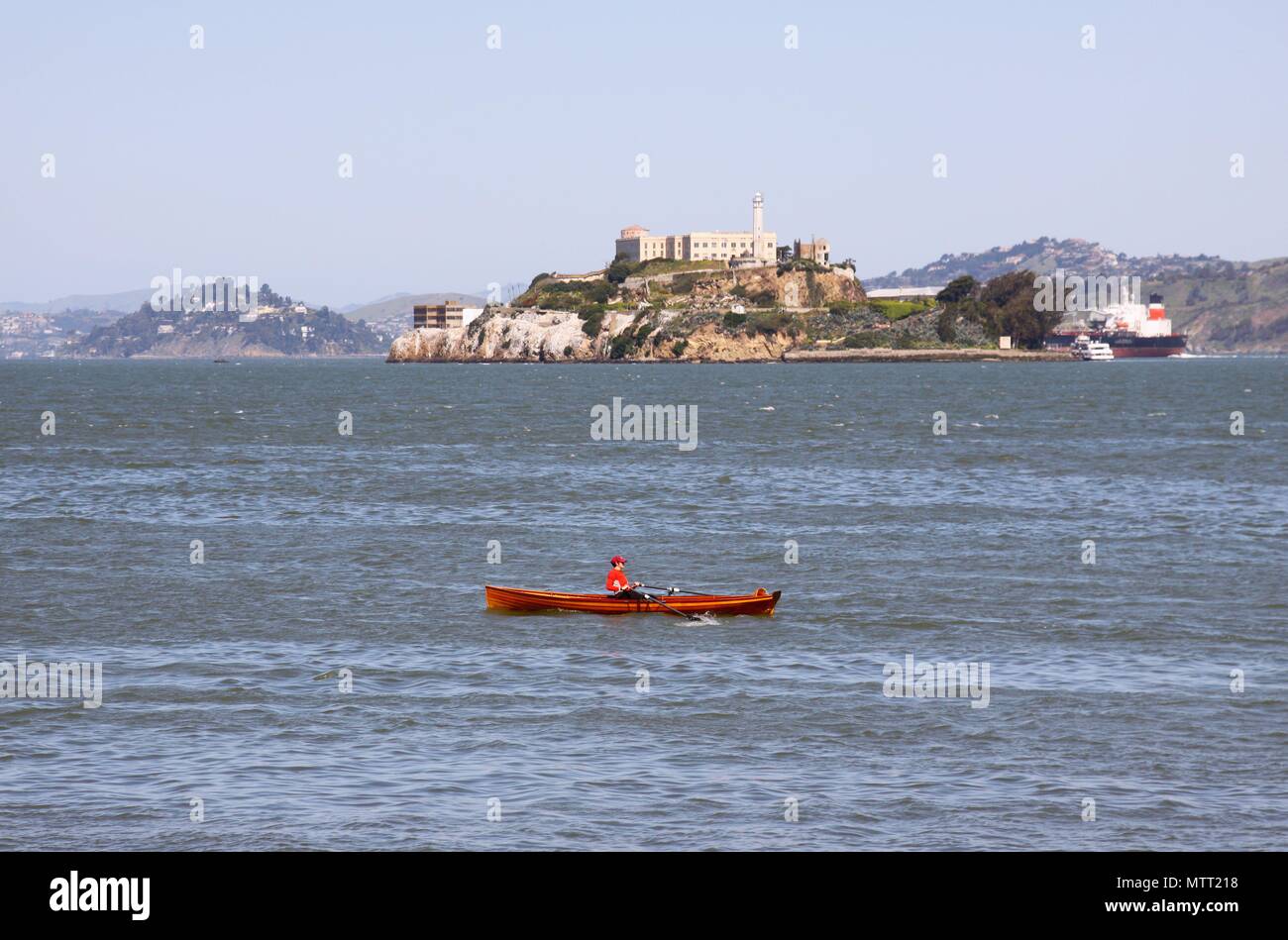 The Alcatraz prison Stock Photo - Alamy