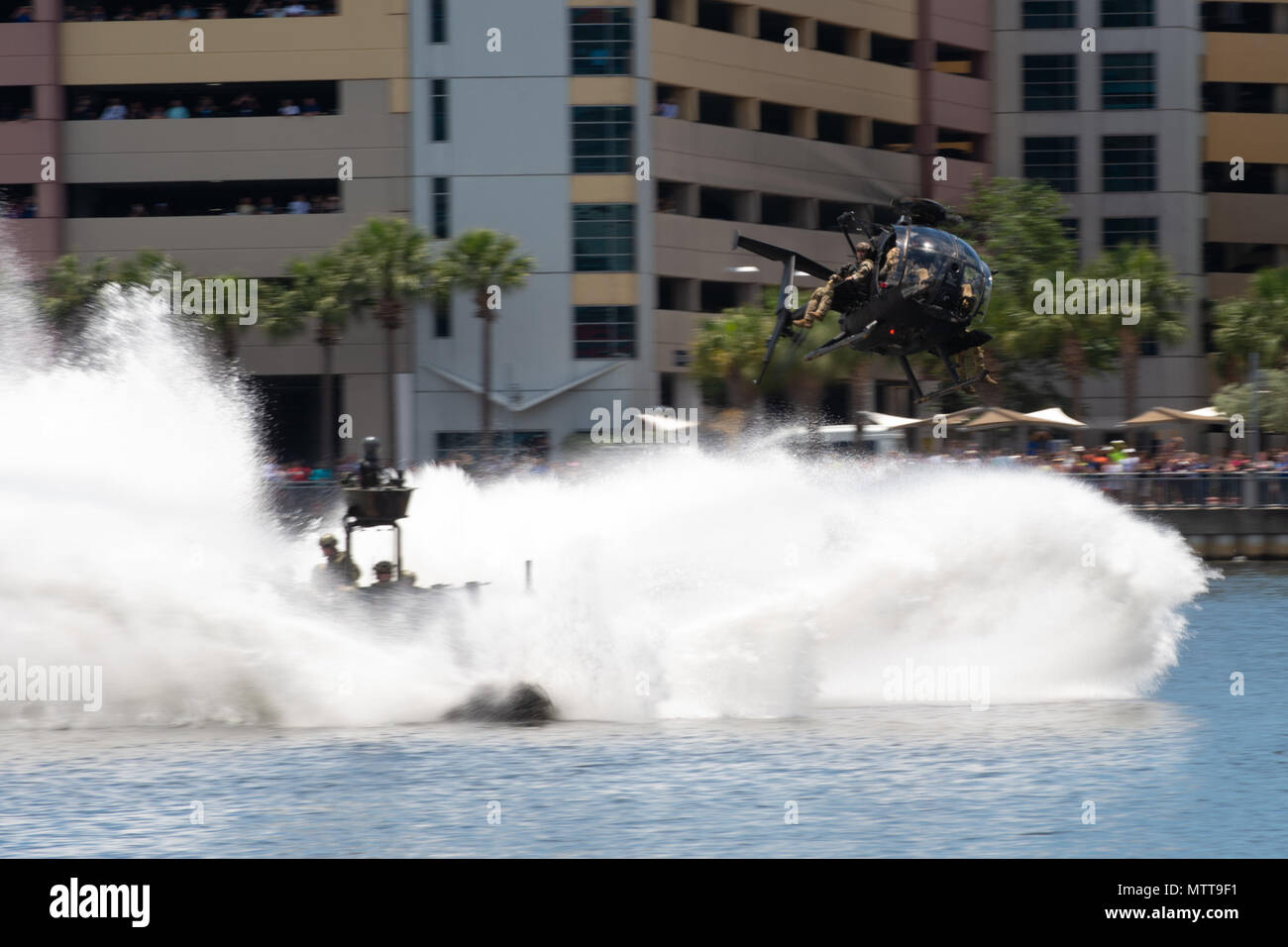 Multinational Special Operations Forces onboard an MH-6 Little Bird ...