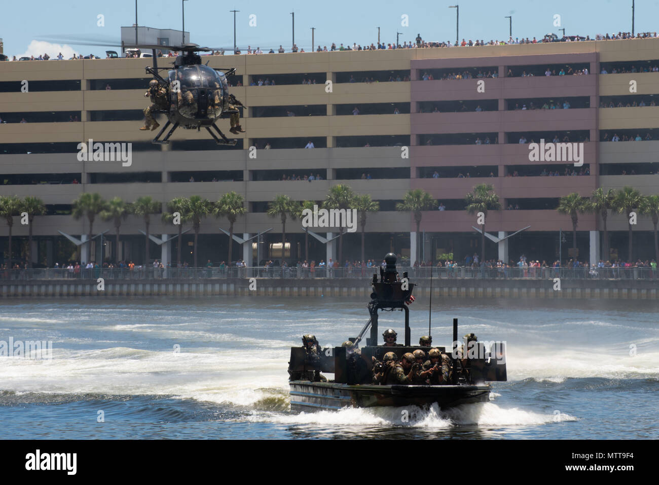 Multinational Special Operations Forces onboard an MH-6 Little Bird ...