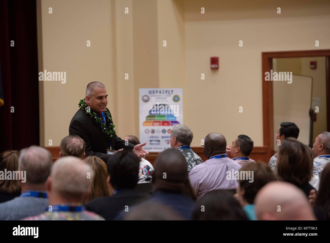 PEARL HARBOR -- (May 22, 2018) Todd Schafer, Executive Director, and ...