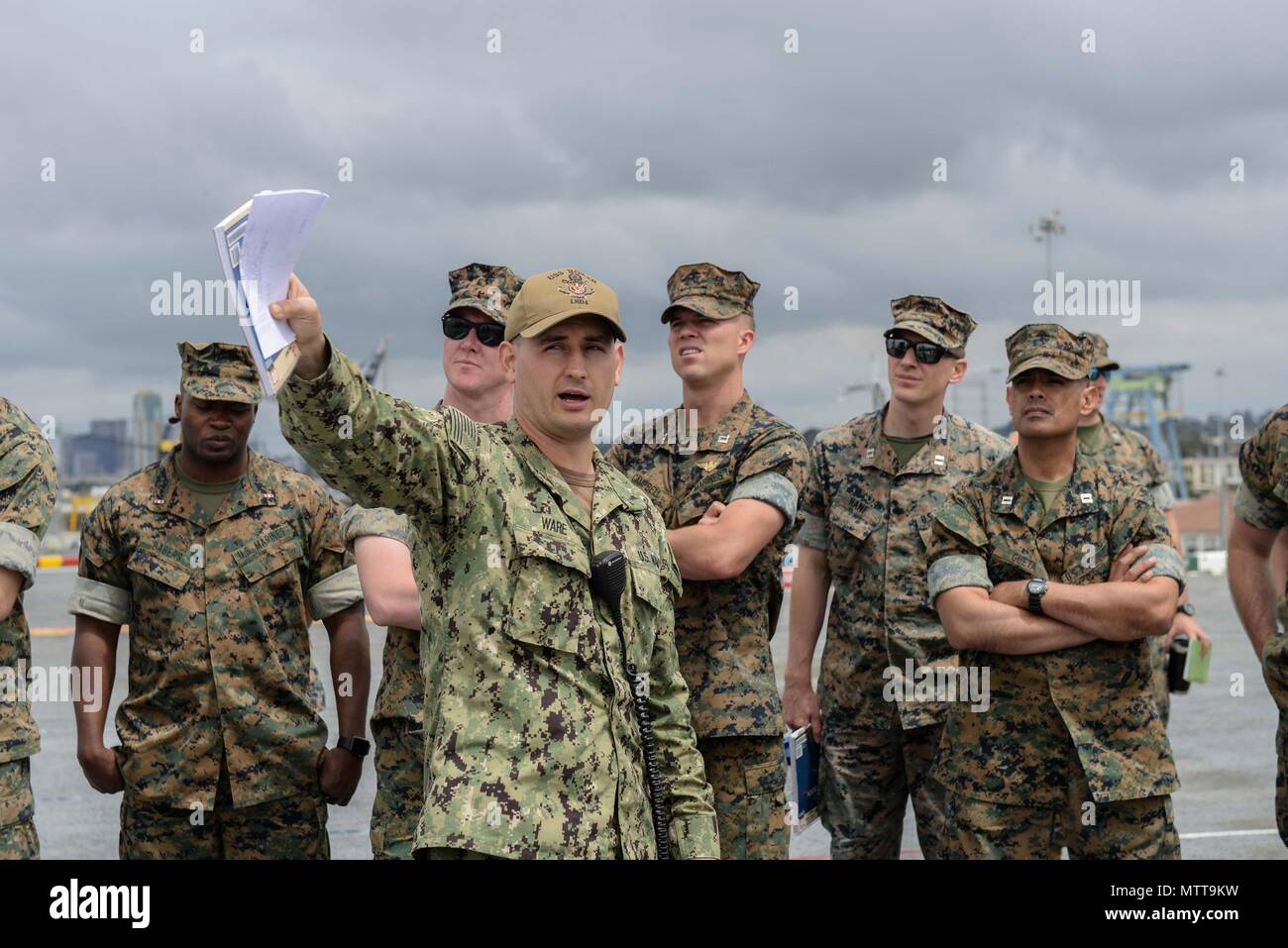 180523-N-PX867-335 SAN DIEGO (May 23, 2018) Ensign Jacob Ware, assigned ...